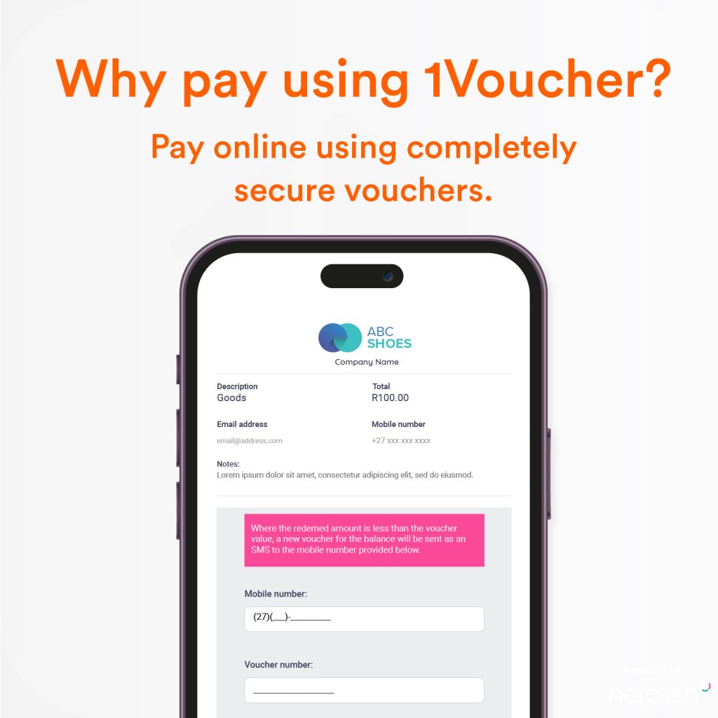 1Voucher Marketing Material - Netcash