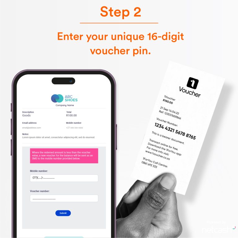 1Voucher Marketing Material - Netcash