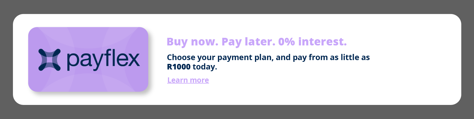 Payflex Marketing Material - Netcash